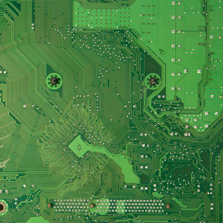 Computer texture blue motherboard image copper processor circut tech ...