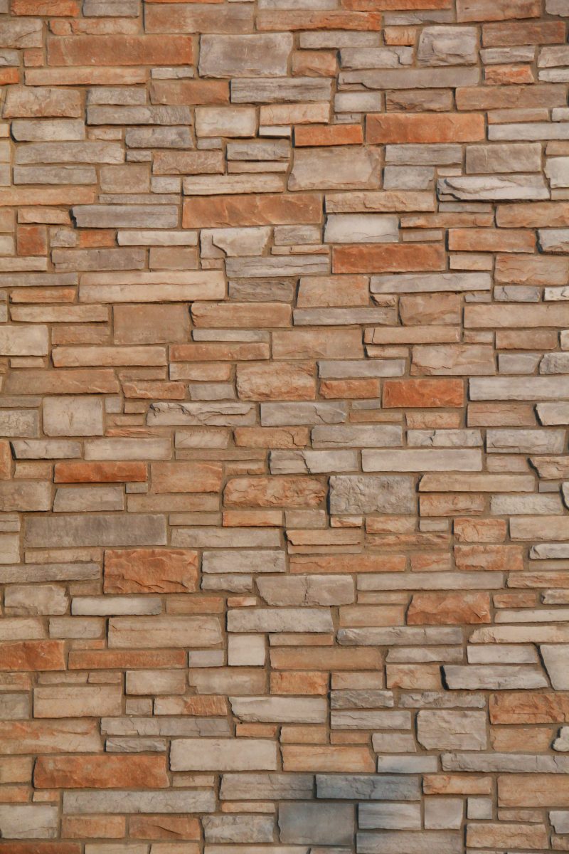 Stone Texture flag stone brik red wall surface stock photo - Texture X