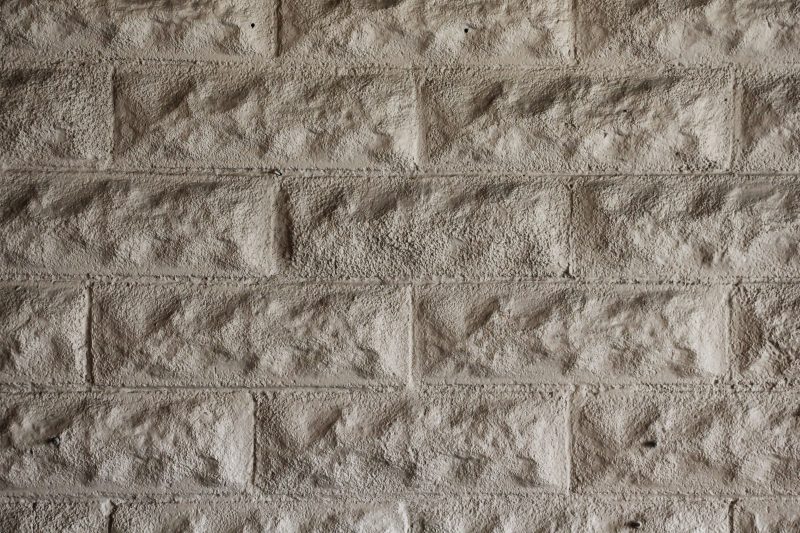 brick texture white stone wall close up rough surface - Texture X