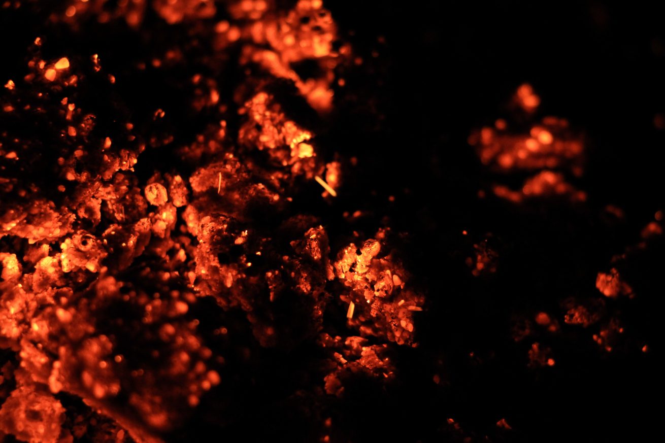 glowing texture fire place wallpaper coals heat burning - Texture X