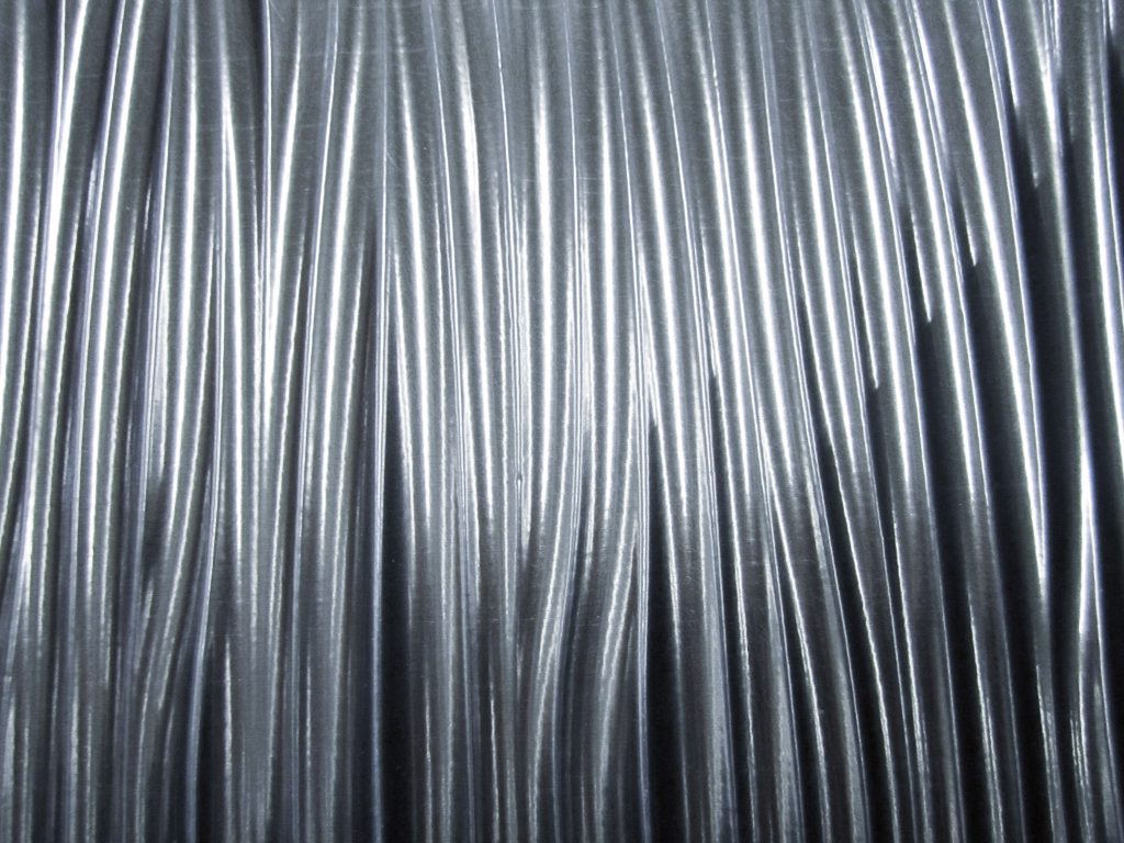 wavy metal texture rippled steel silver surface polished abstract ...