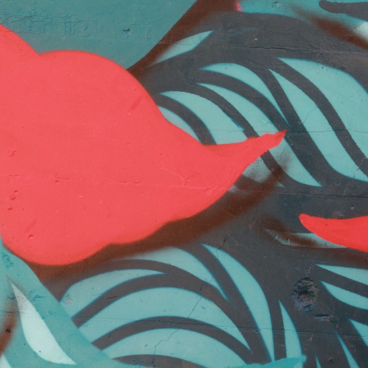 Blue White Graffiti Spray Paint - Texture X