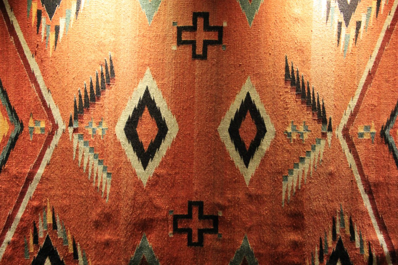 Fabric hand woven pattern mexican design - Texture X