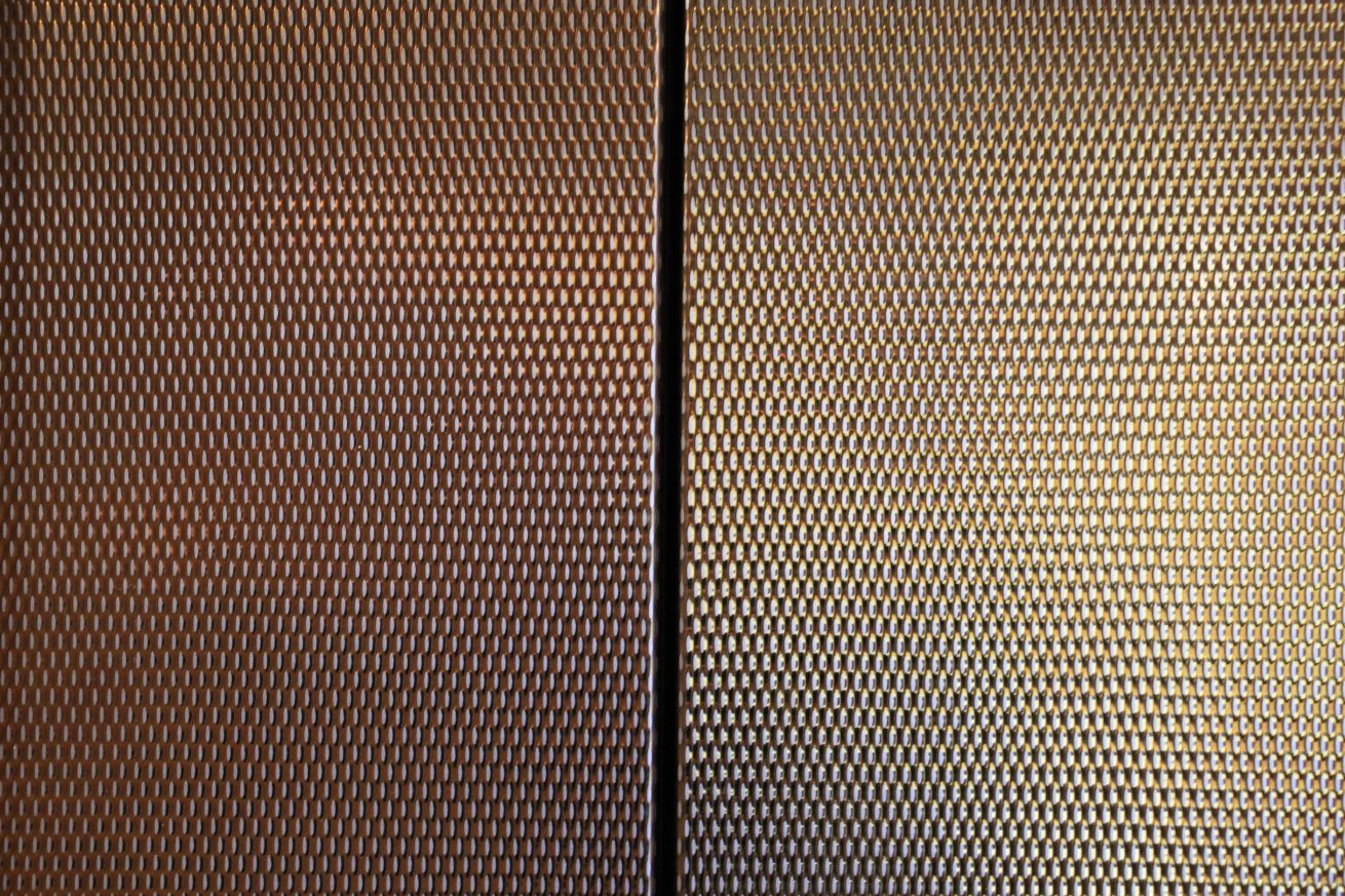 Glass patterned original two tone red and white - Texture X