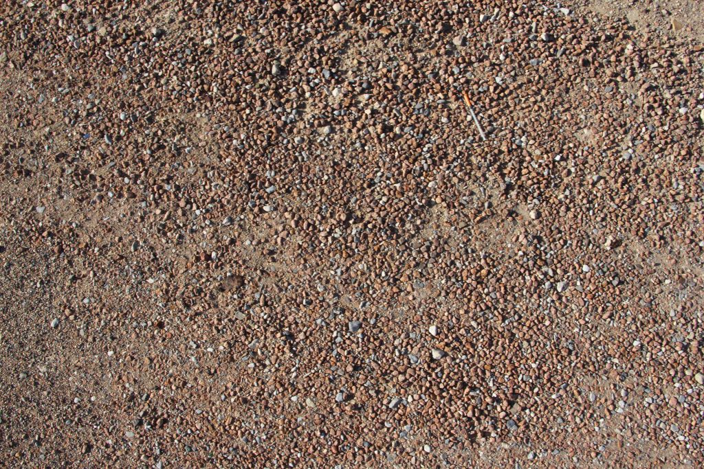 Ground outside mini pebble rocks farm - Texture X