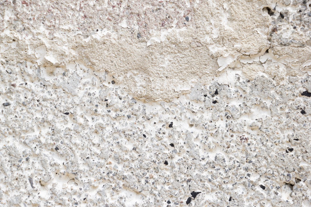 Ground painted white grunge pattern wallpaper - Texture X