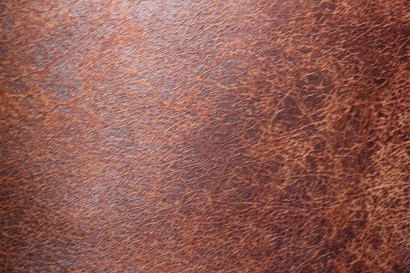 Leather Red Color With Natural Pattern - Texture X