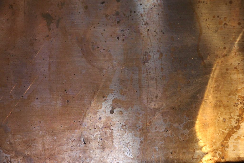 Metal Frame Bent With Significant Dent - Texture X